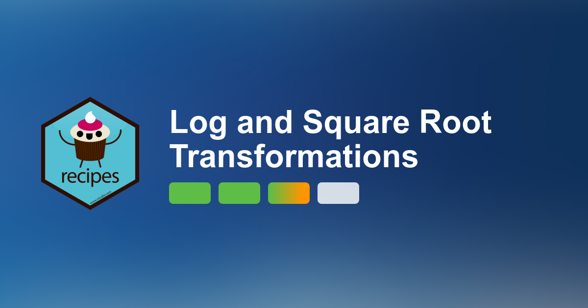 Log Transformation Data Preprocessing With Recipes Quantargo